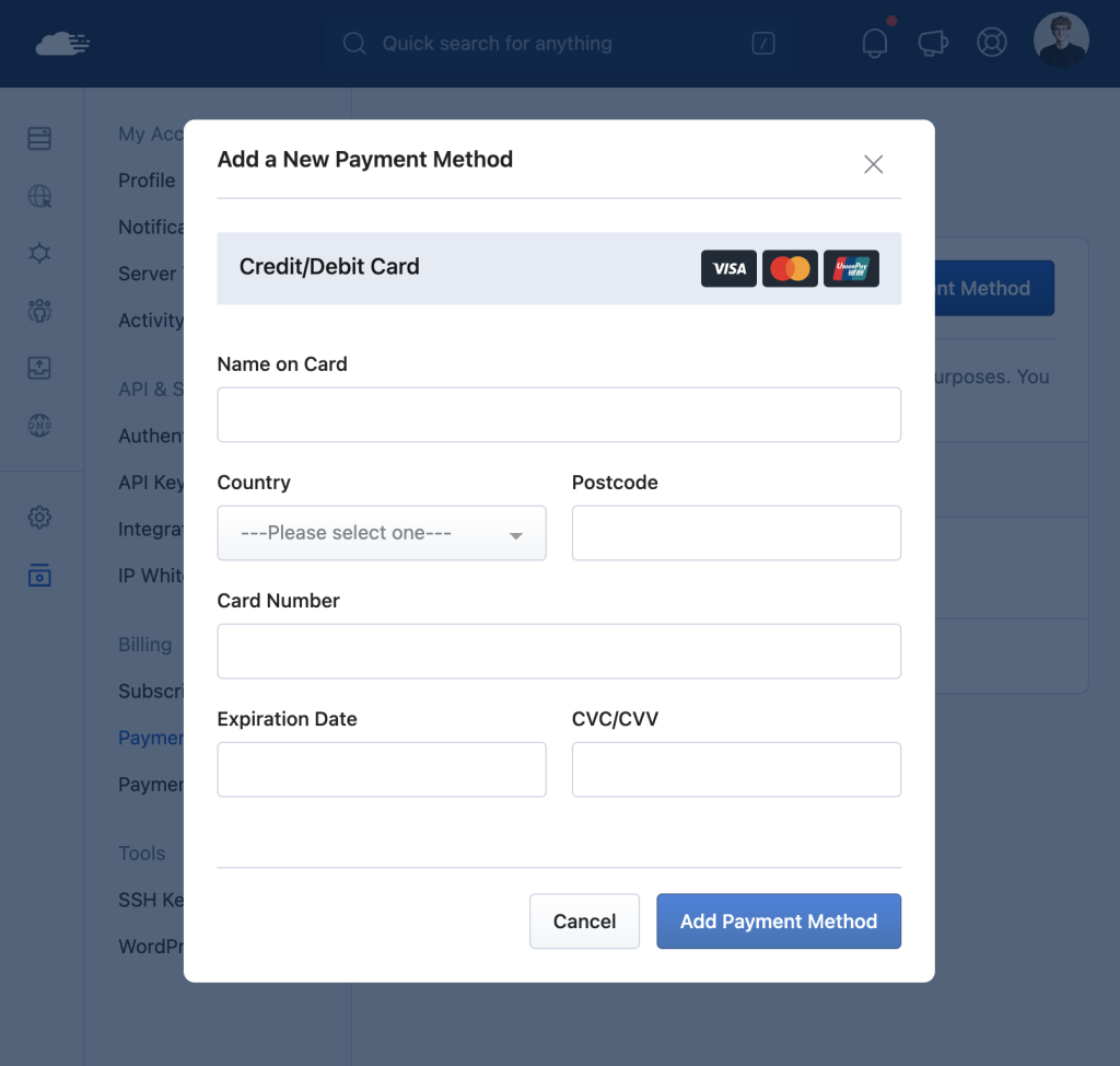 Trials, Billing, and Invoices : RunCloud