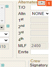 Alternates Group : N-Flight Planning
