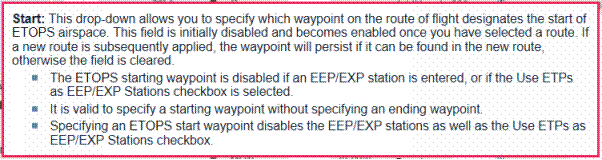 ETOPS Group : N-Flight Planning