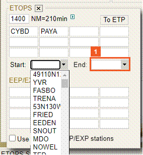 ETOPS Group : N-Flight Planning