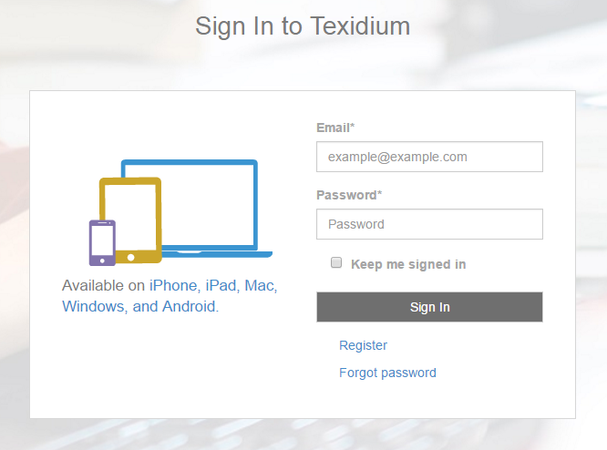 Redeeming your Texidium eBook : CCI Learning Support