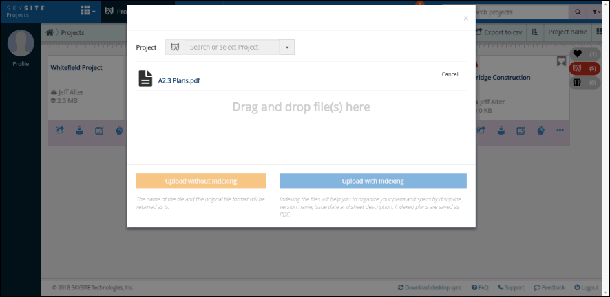 Uploading & Publishing Documents : SKYSITE