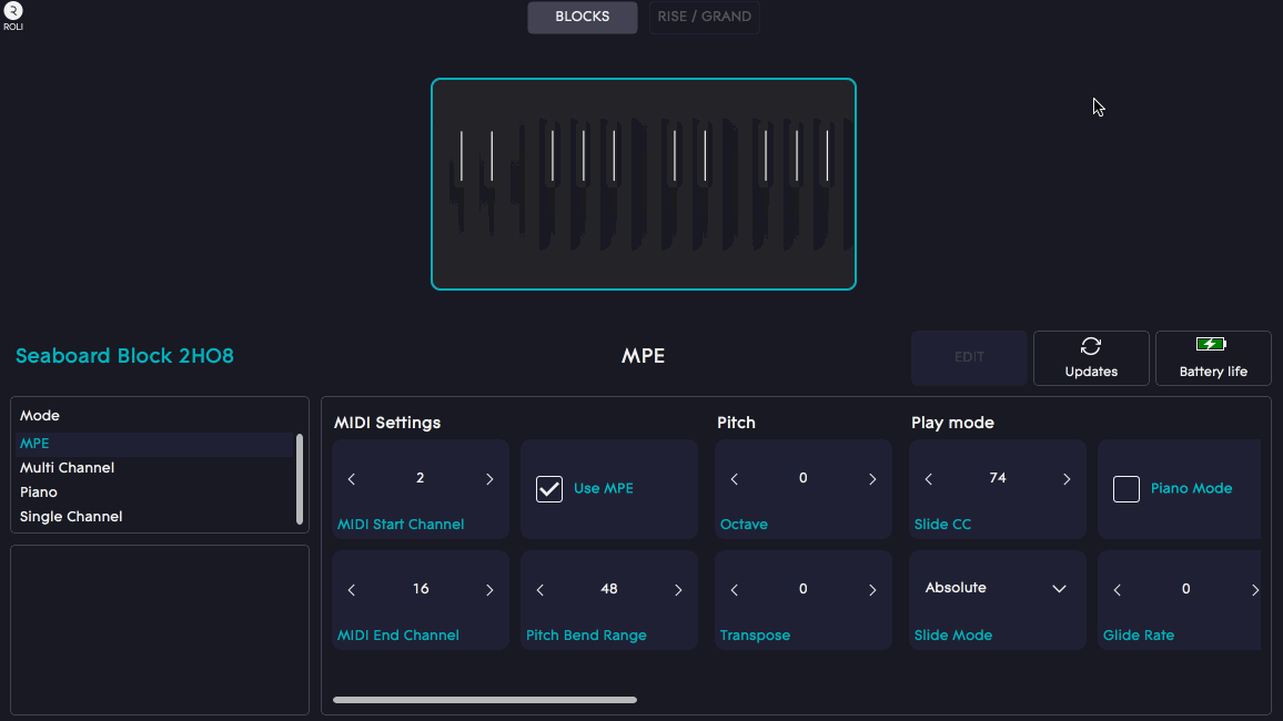 Using ROLI Dashboard : ROLI Support