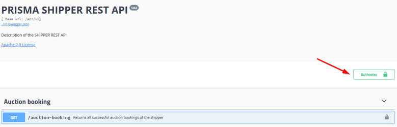 PRISMA API - Business Information : PRISMA Capacity Platform