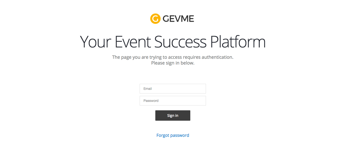 GEVME Guide - Creating event : Gevme Registration