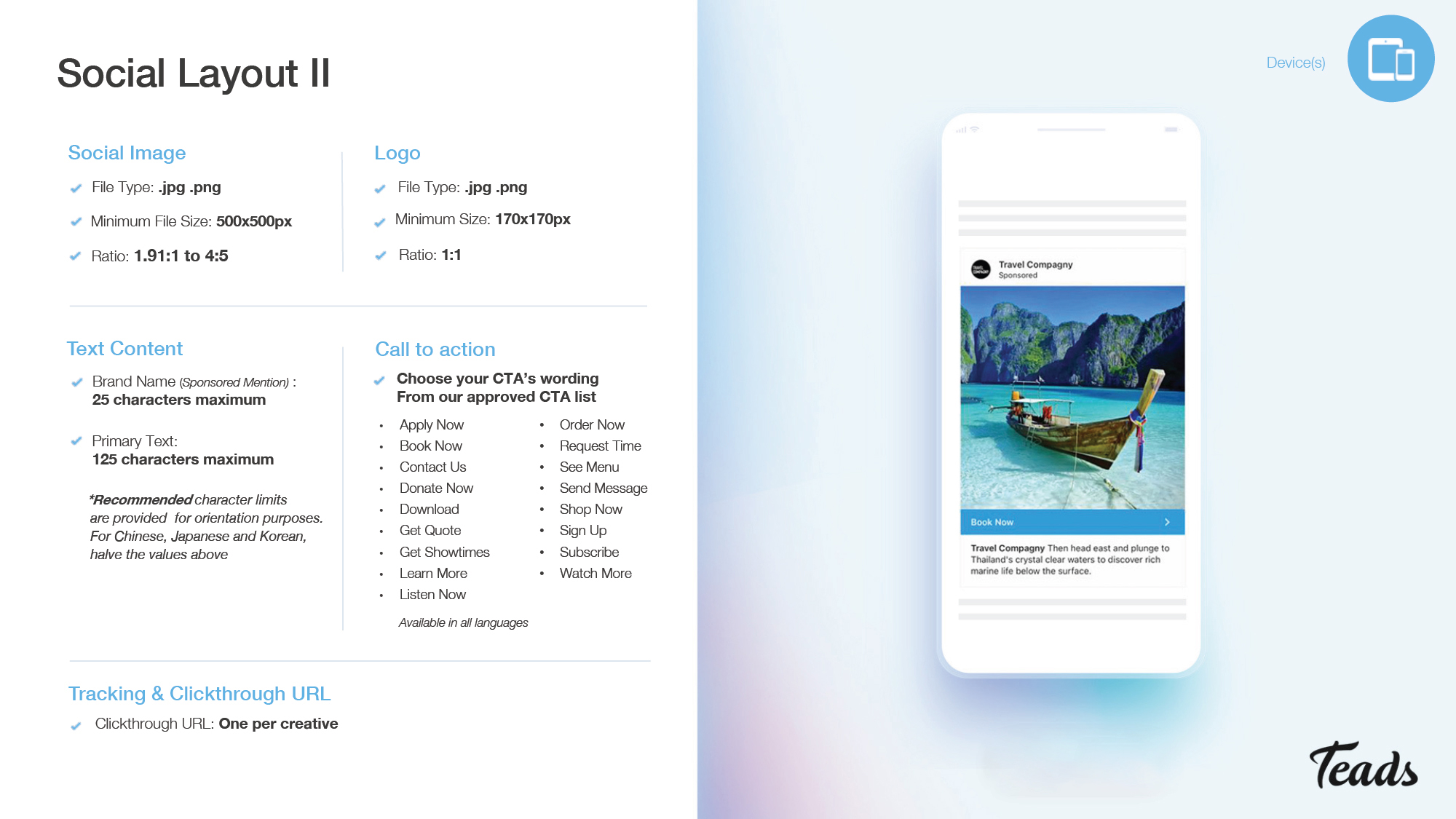 KOREA : Teads Support