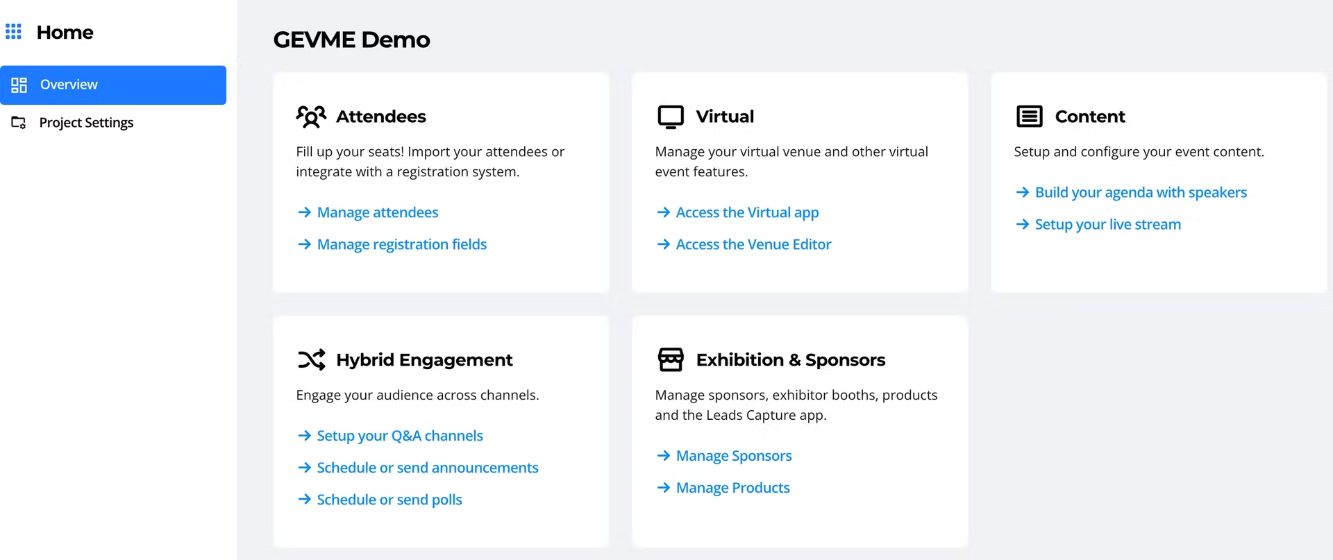Dashboard : Gevme Omnichannel