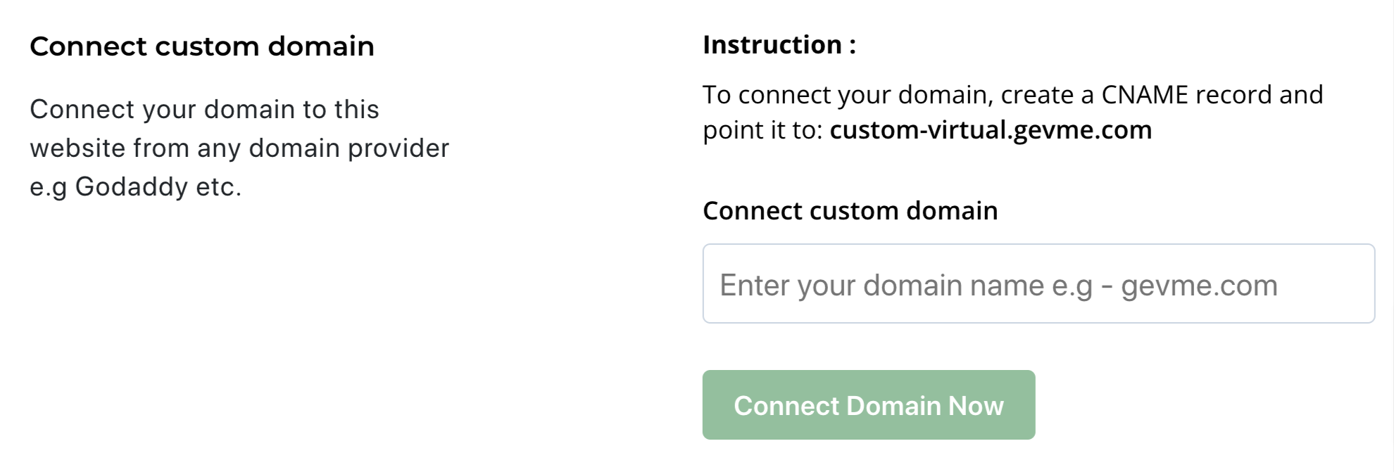 General Settings of the Website : Gevme Omnichannel