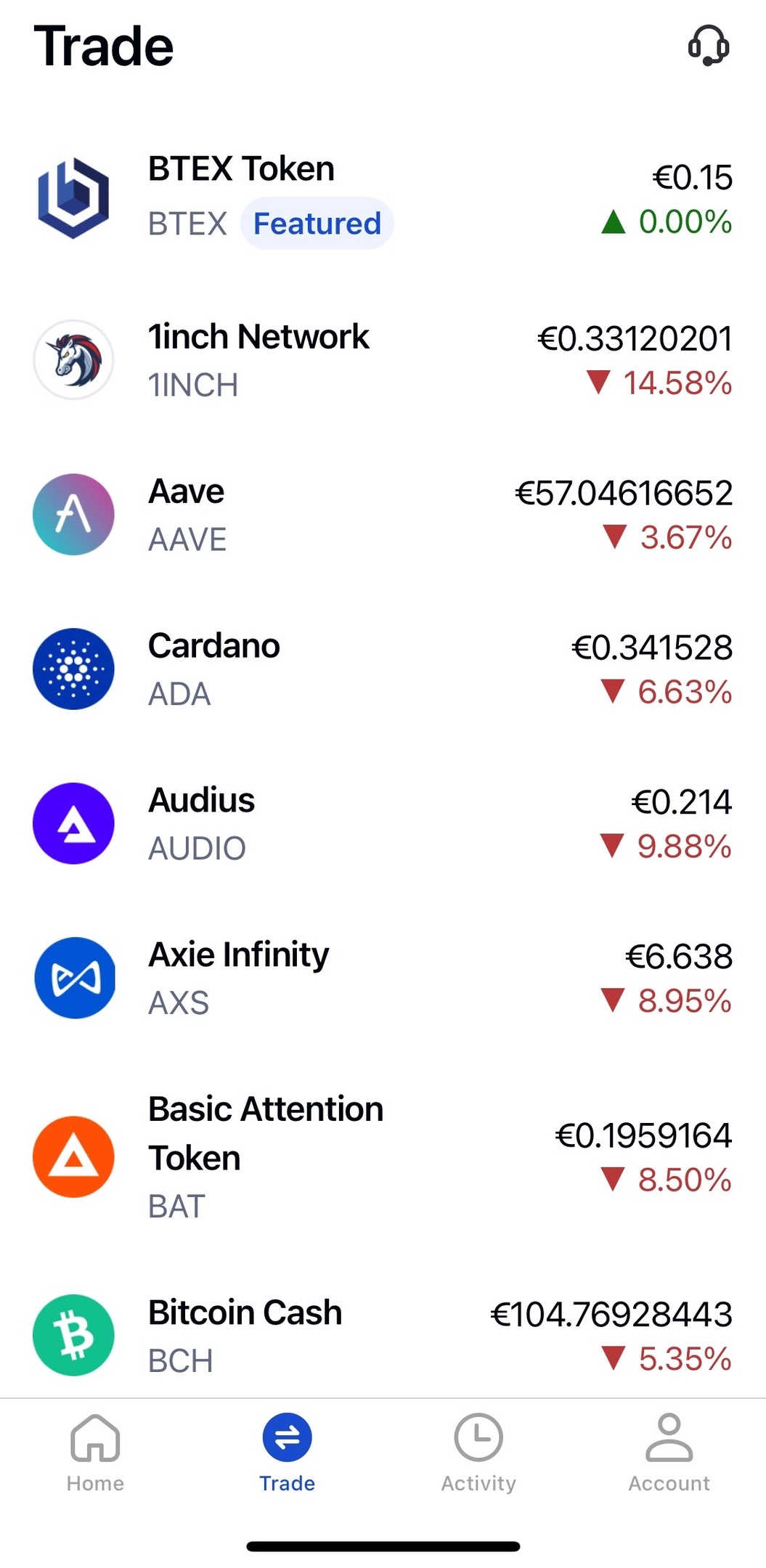 Mobile App: Quick Trade explained : Blocktrade