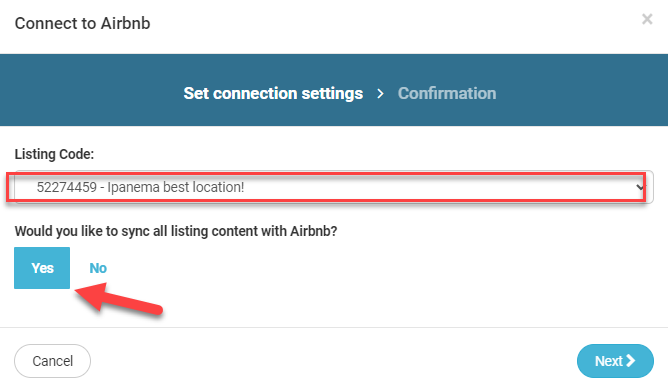 Guide: How to connect to Airbnb via Stays : onboarding