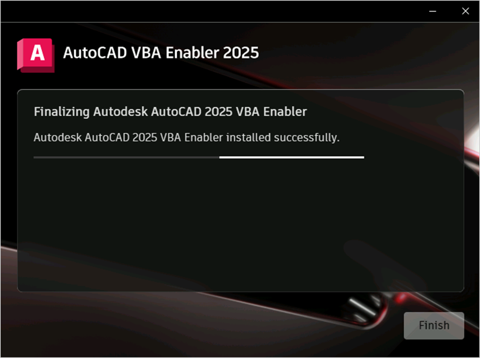 Hoe installeer ik de VBA enabler voor AutoCAD 2025