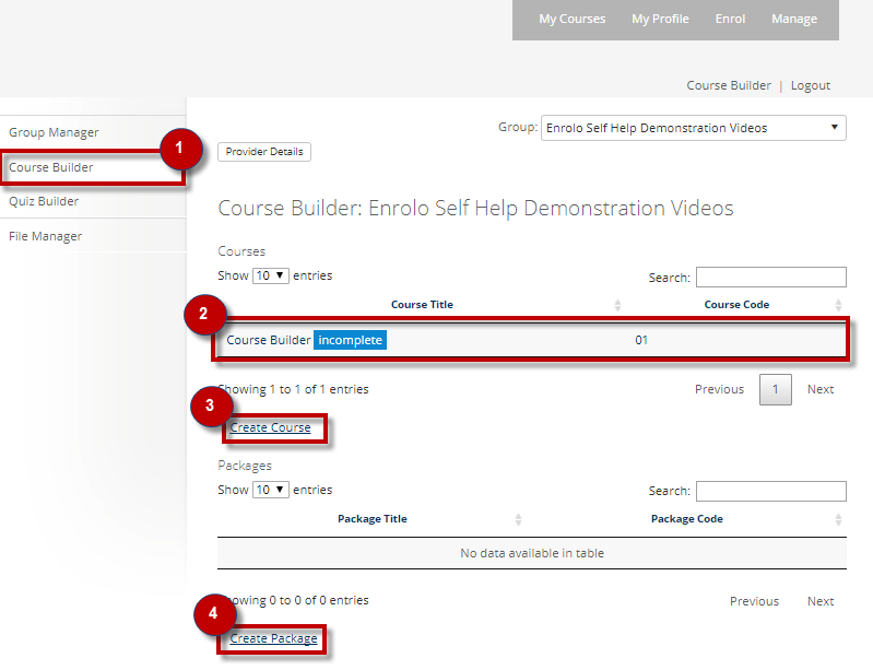 Adding A New Course : 360