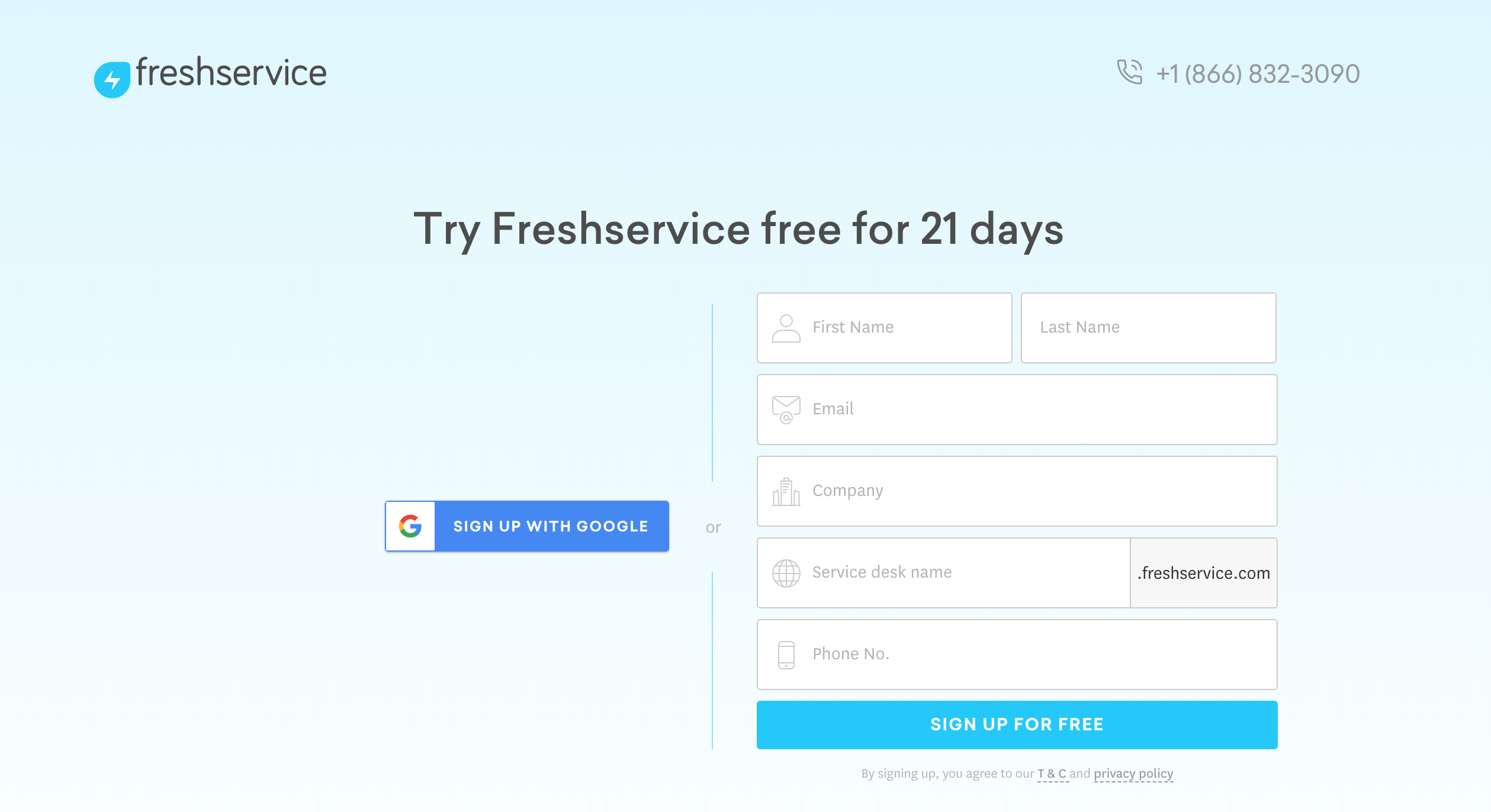 Setting up your Freshservice Account : Freshservice