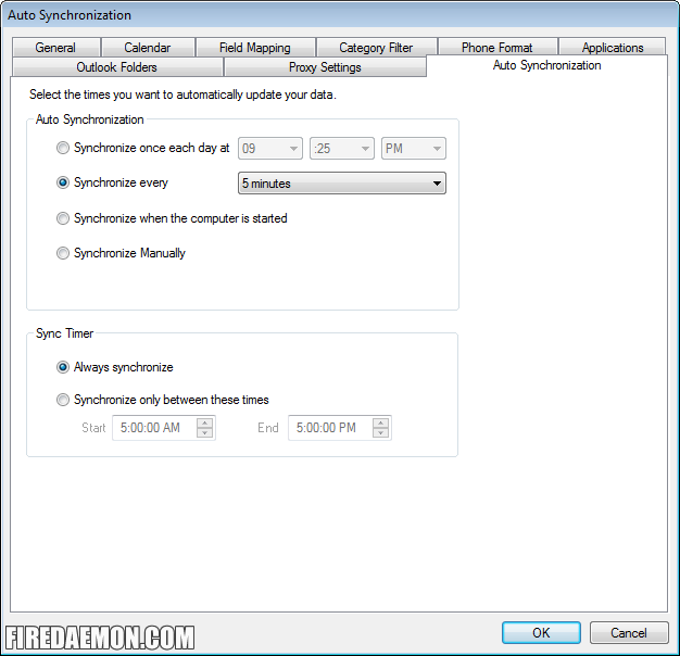 Run CompanionLink as a Windows Service with FireDaemon Pro