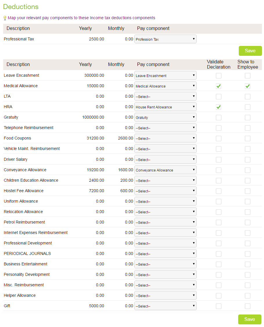 How to make components visible in Section 10 declaration ? : Help Center