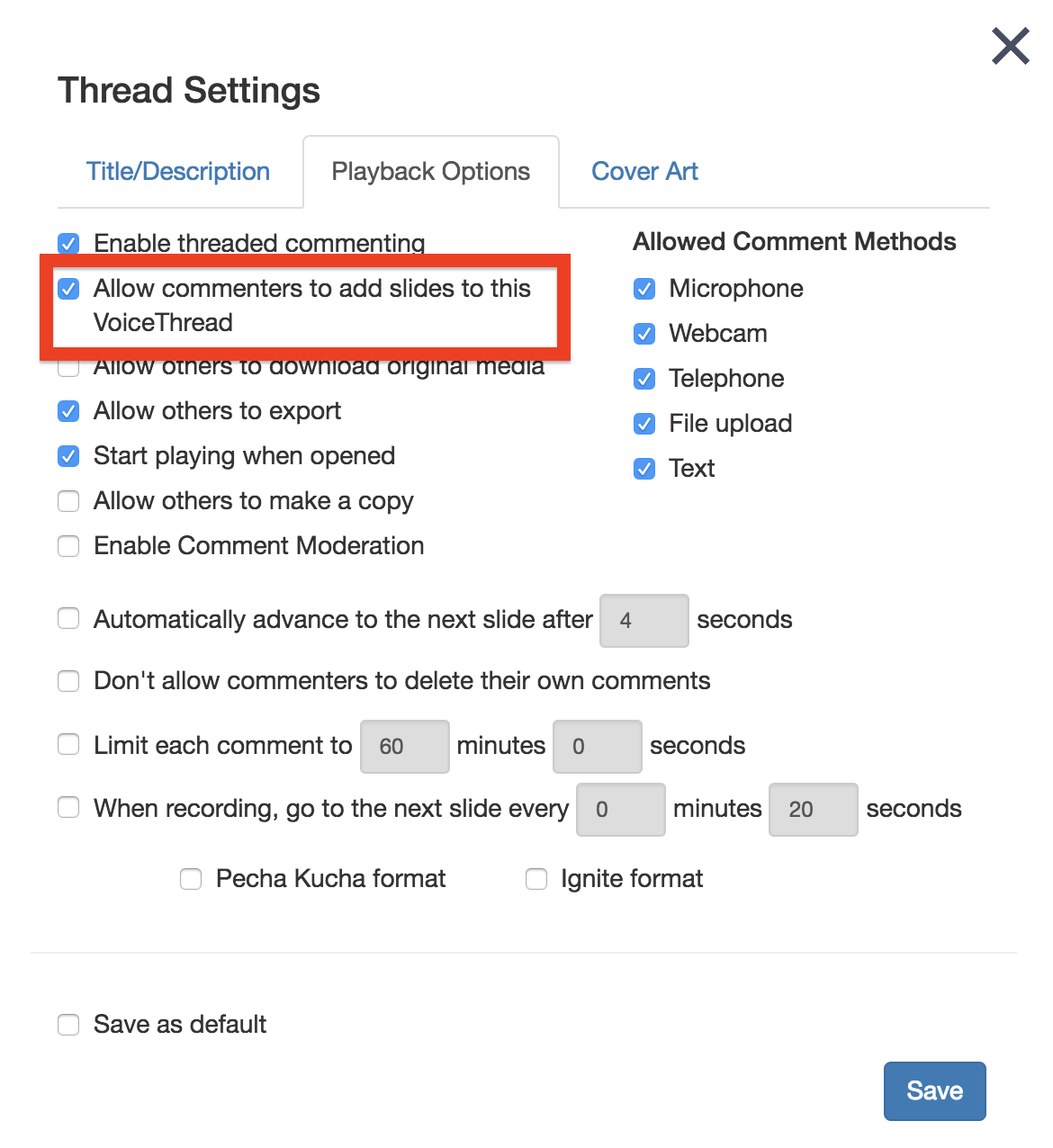 VoiceThread: Collaborating with Commenters : Information Technology ...