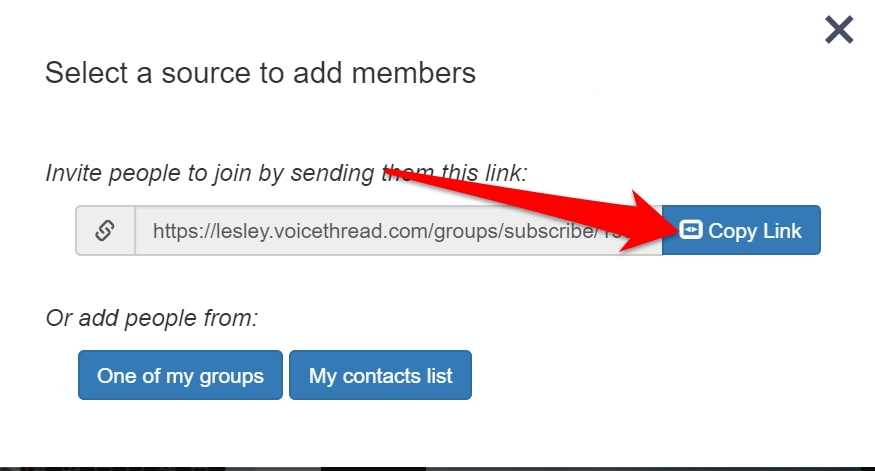 VoiceThread Groups : Support Hub