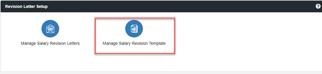How to manage salary revision letter templates? : Synergita