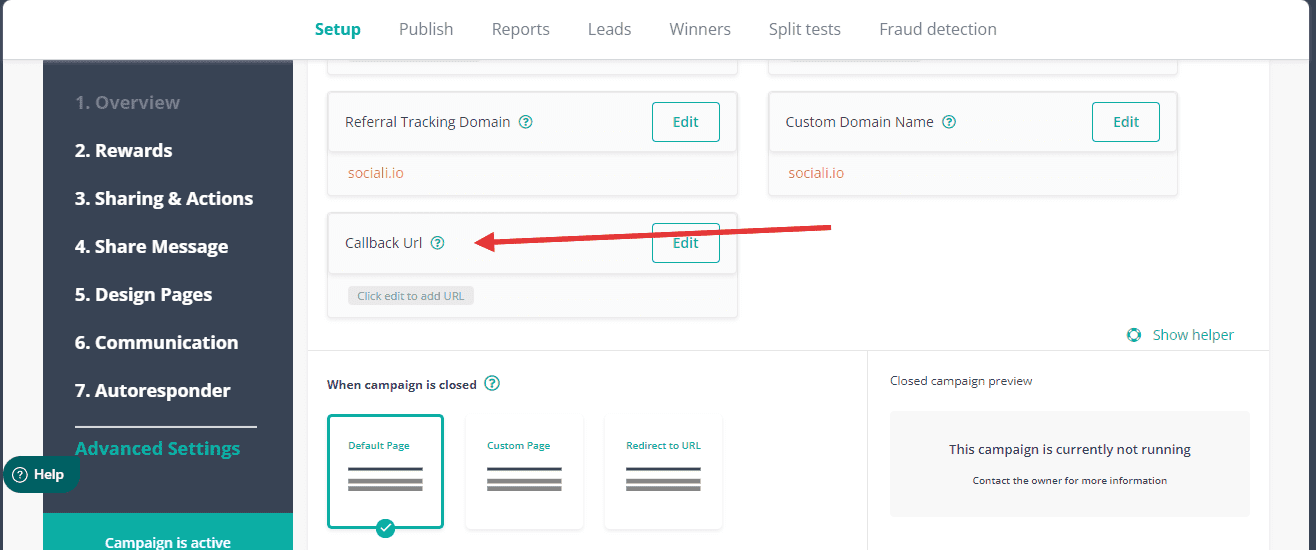 What Is the Callback URL (Webhooks) Feature and How to Use It? : UpViral