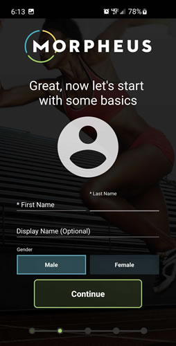 Mobile App Setup : Morpheus
