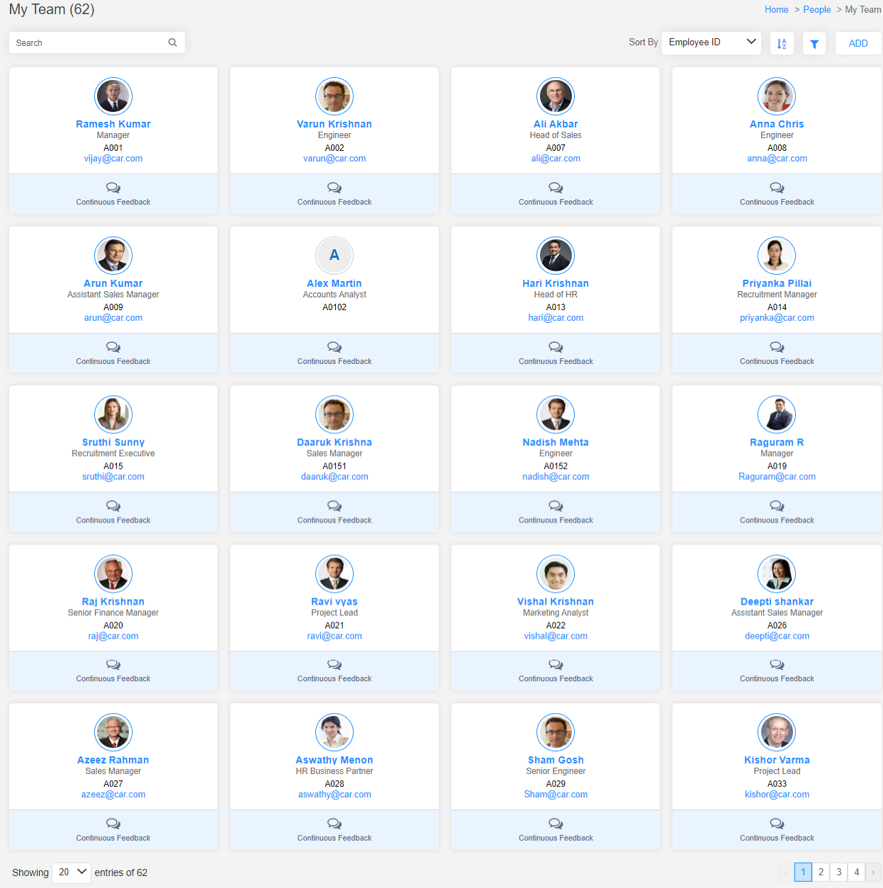 How do I update/edit Employee Information? : Synergita