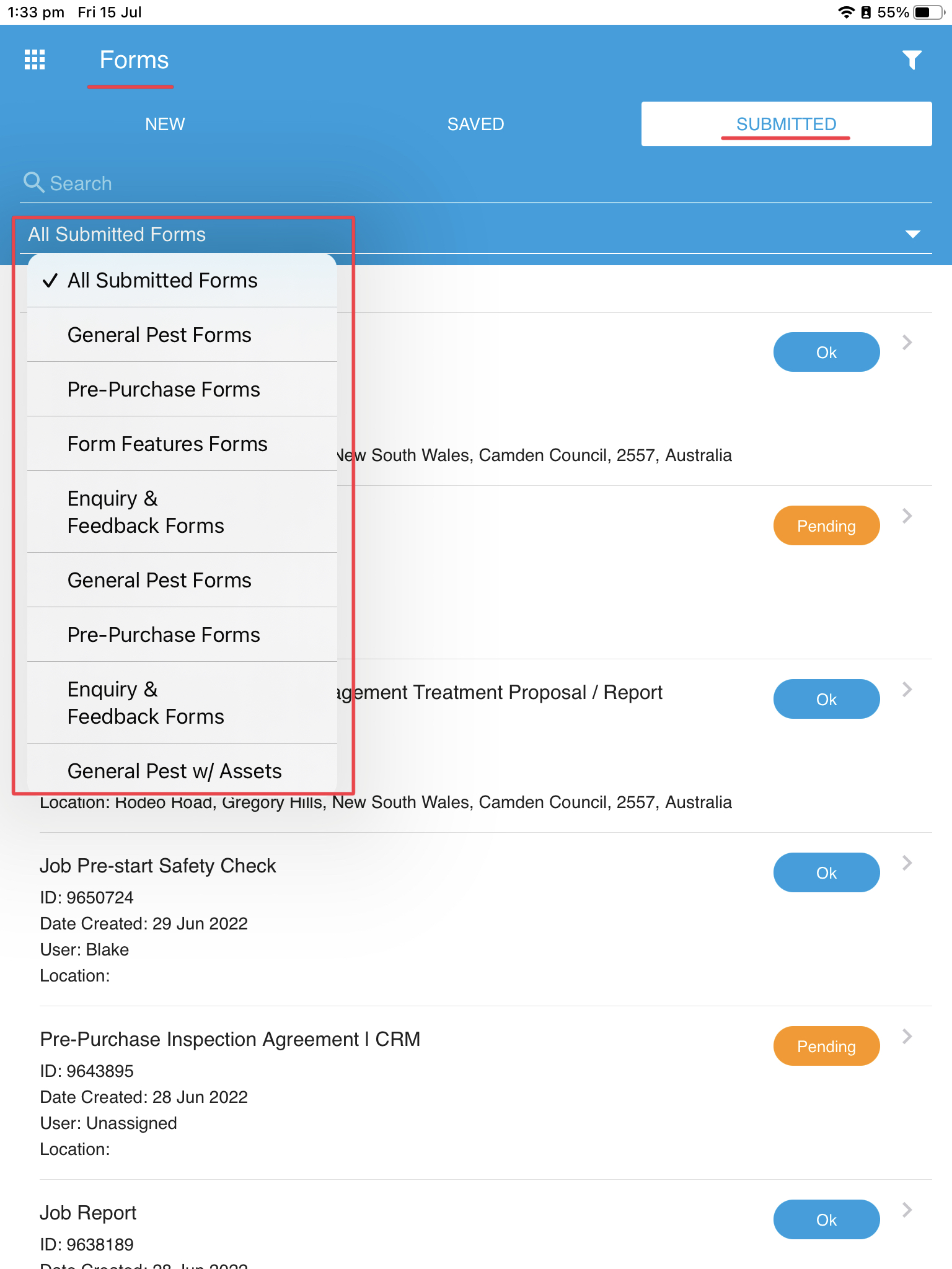 Where do I find submitted forms? : Formitize Help Desk