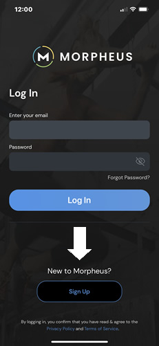 Mobile App Setup : Morpheus