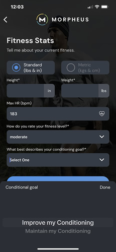 Mobile App Setup : Morpheus