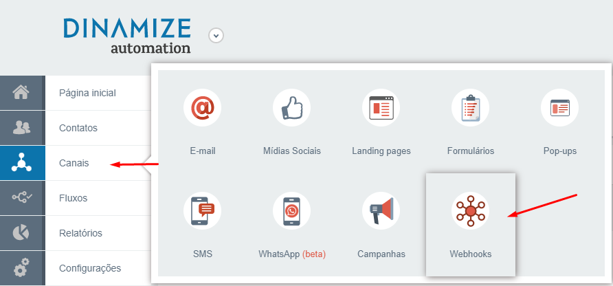 Central de ajuda - Dinamize