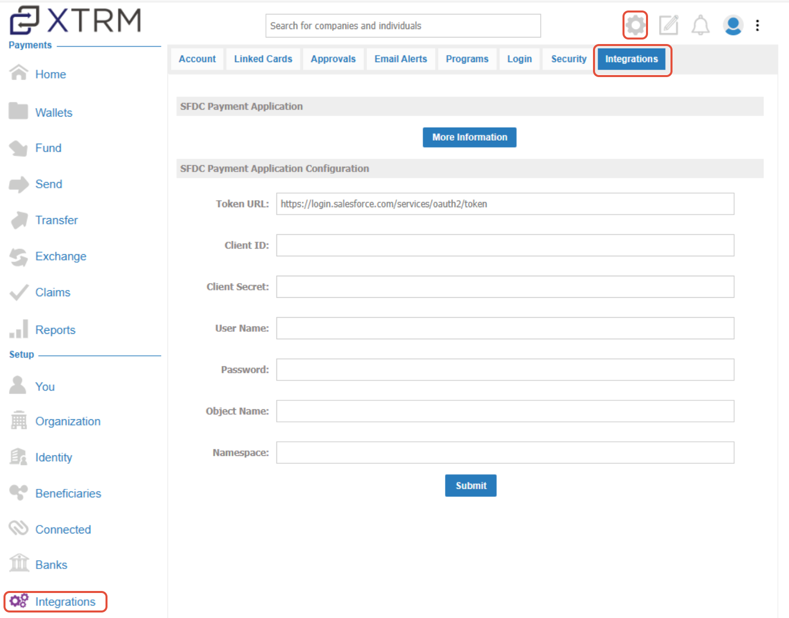 SFDC001 - Salesforce Integration via the SFDC Payment App : XTRM Help ...