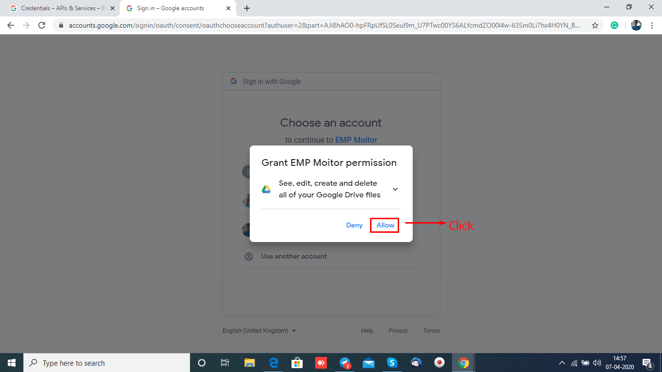 What is google drive client id and secret - wizardfte