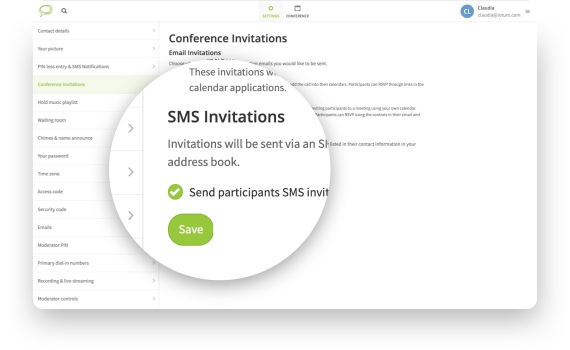 How To Send Invitations Via SMS Text Message FreeConferencePro Support How To Send Invitations Via SMS Text Message FreeConferencePro Support