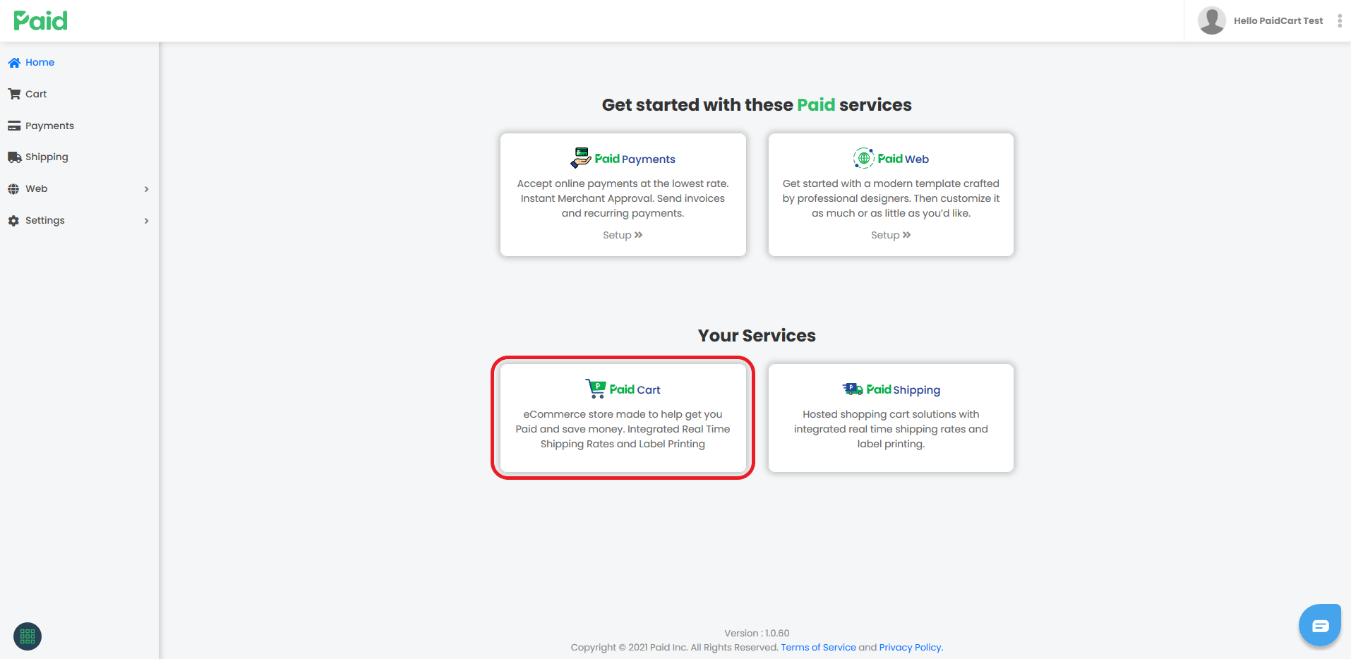 How do I view my cart customers? : Paid