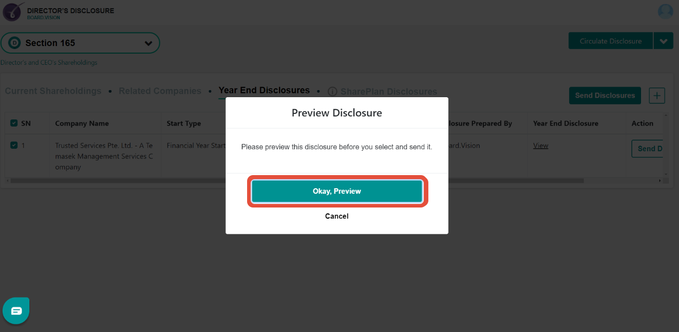Prepare your Year End Disclosure : Board.Vision