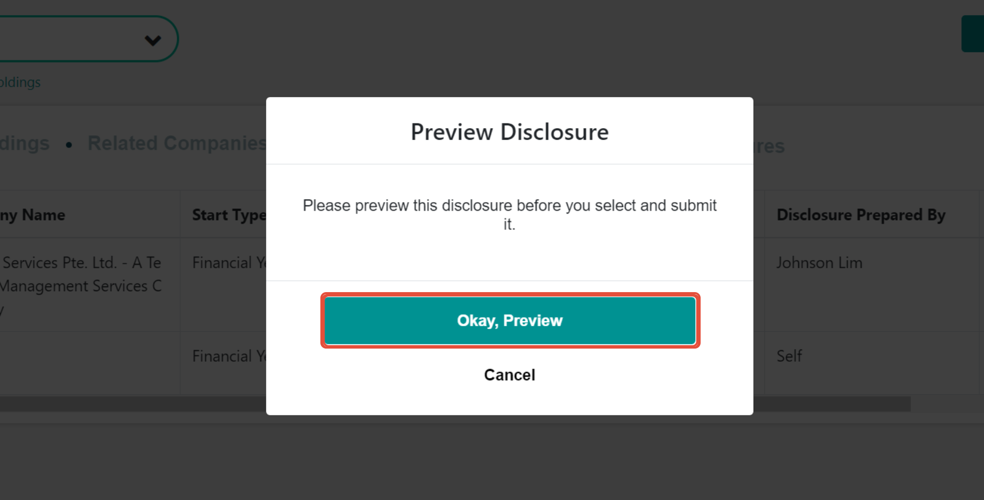 Prepare Director’s Draft Year End Disclosure : Board.Vision
