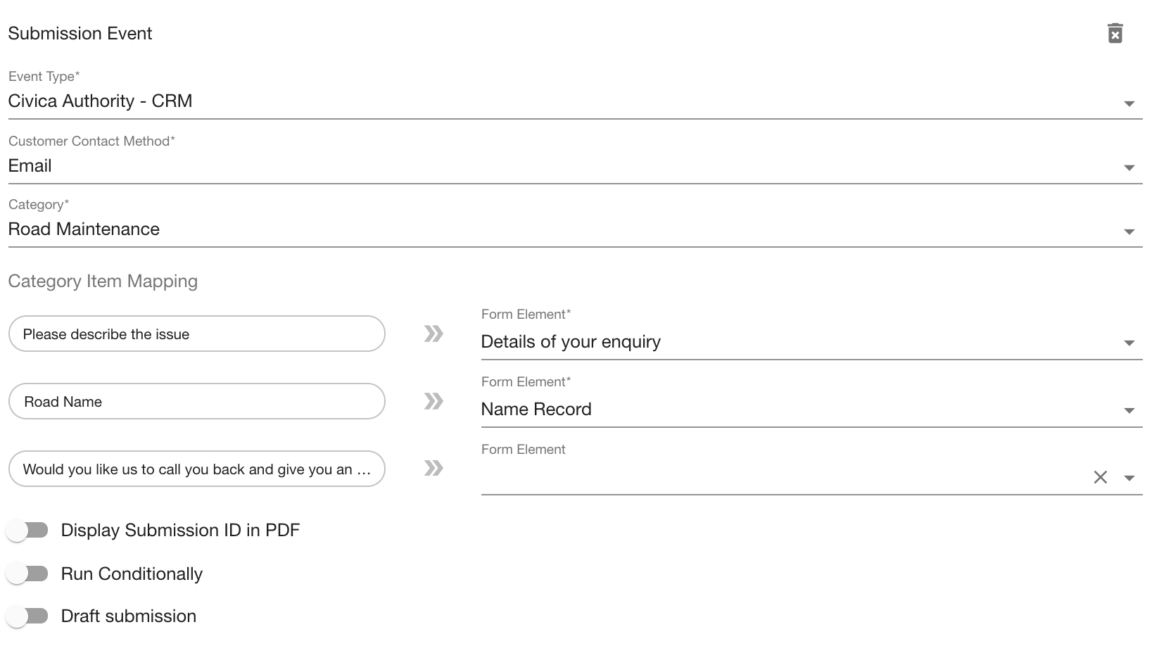 Civica Integration : OneBlink Support Portal