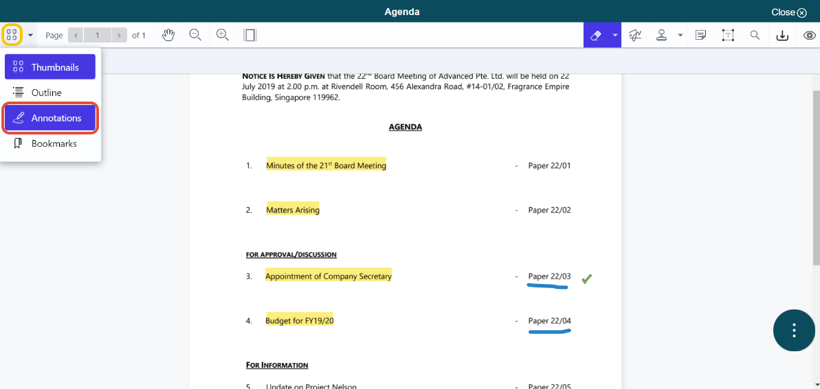 How to Annotate on Documents (for Desktop/Laptop) : Board.Vision