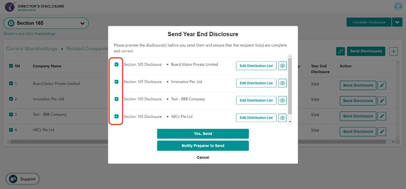 Prepare your Year End Disclosure : Board.Vision