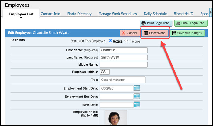 Employees : Staff Help Site