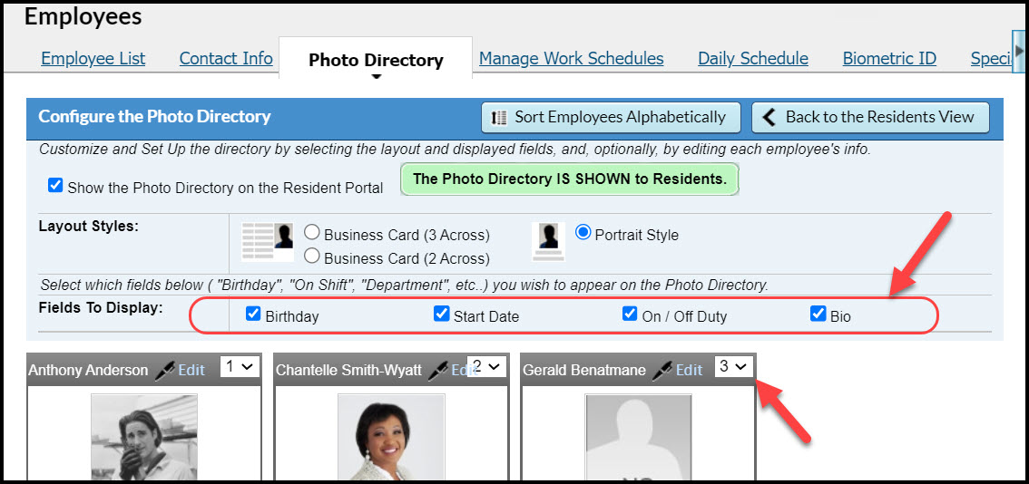 Employees : Staff Help Site