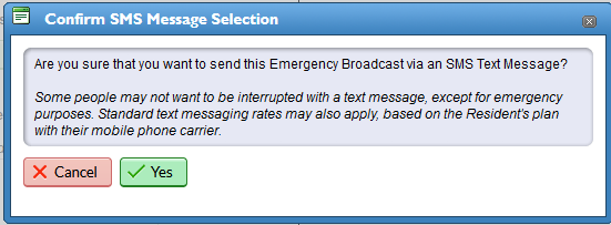 Emergency Broadcast : Staff Help Site