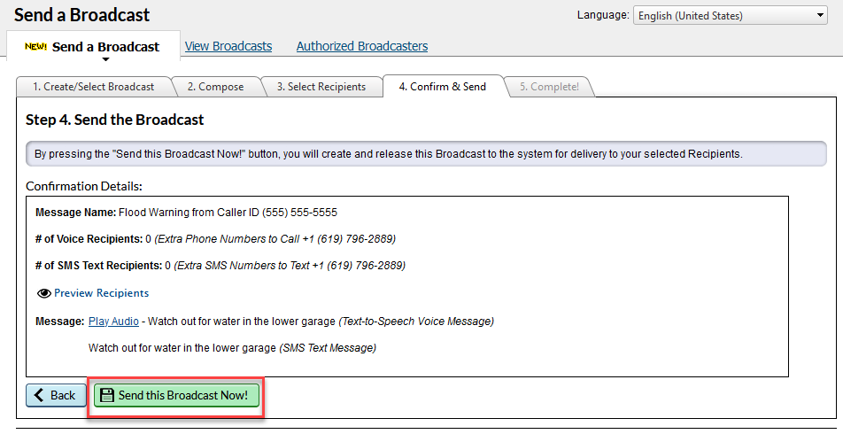 Emergency Broadcast : Staff Help Site