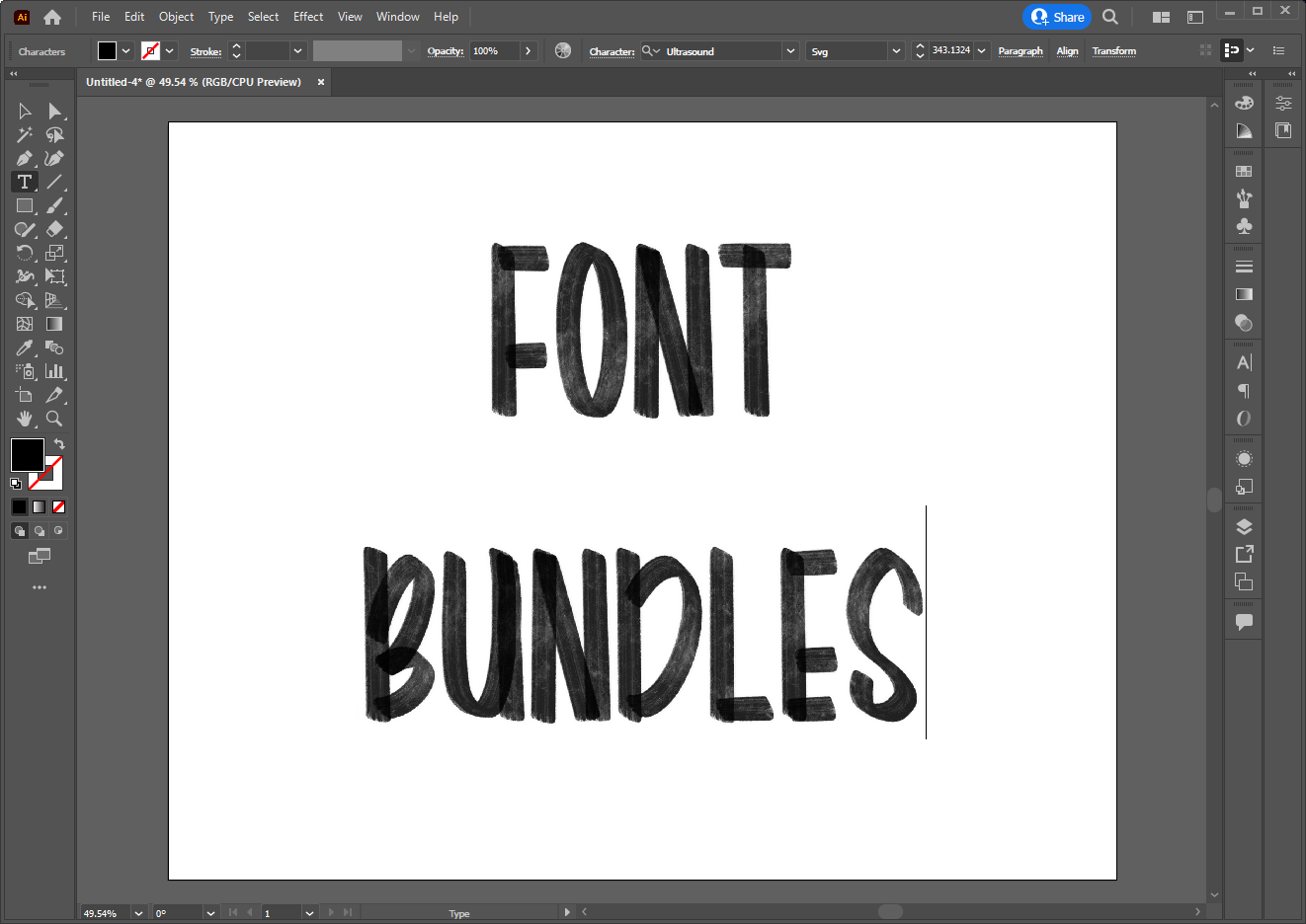 How To Use SVG Colour Fonts In Illustrator Design Bundles How To Use SVG Colour Fonts In Illustrator Design Bundles