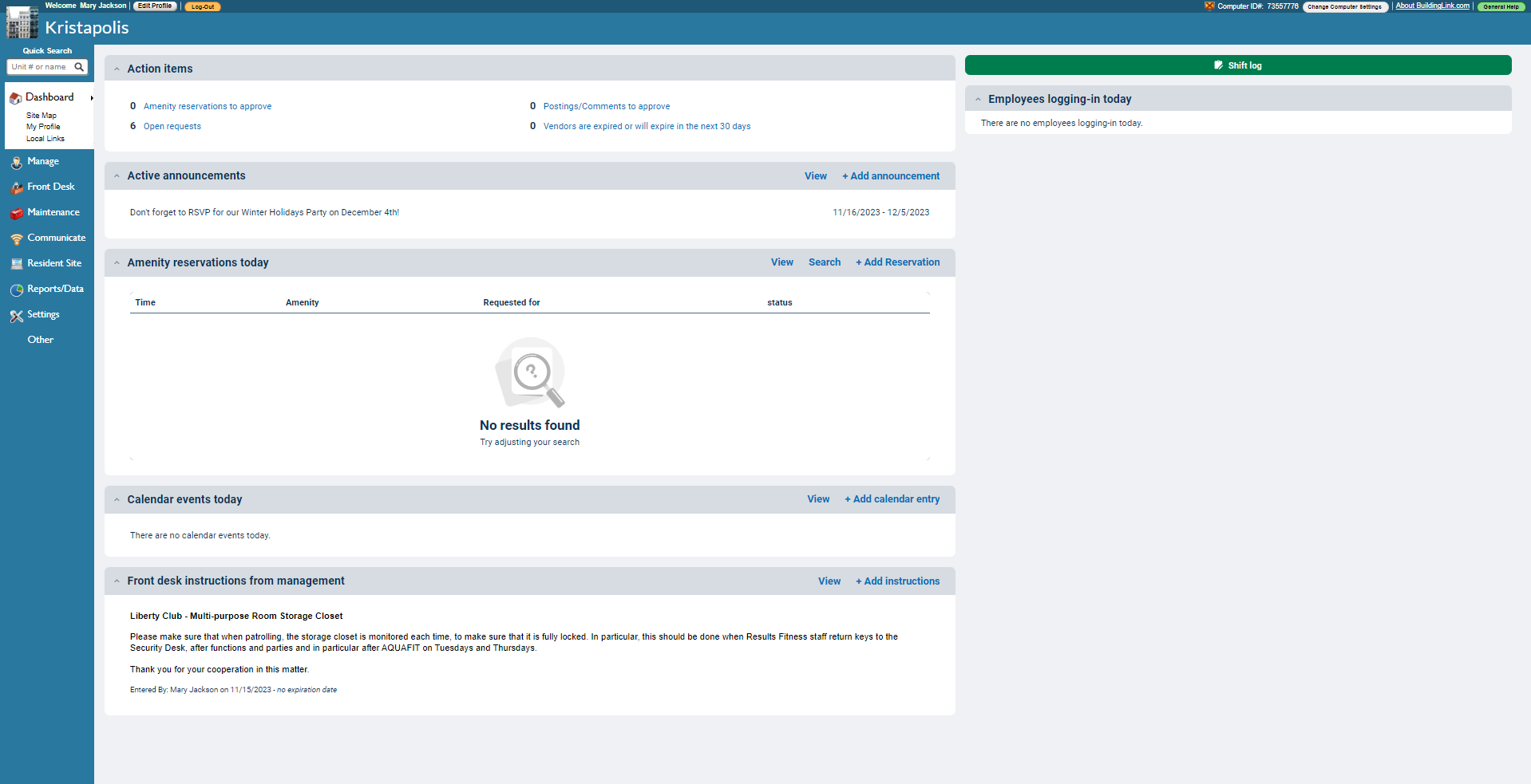 Product Update: Dashboard : Staff Help Site