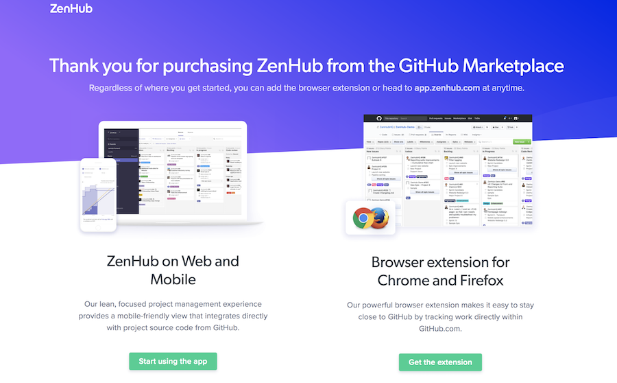 Managing ZenHub payments in the GitHub Marketplace