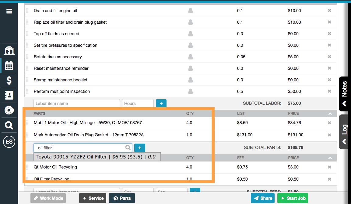 Using eCommerce for Estimates and Recommendations
