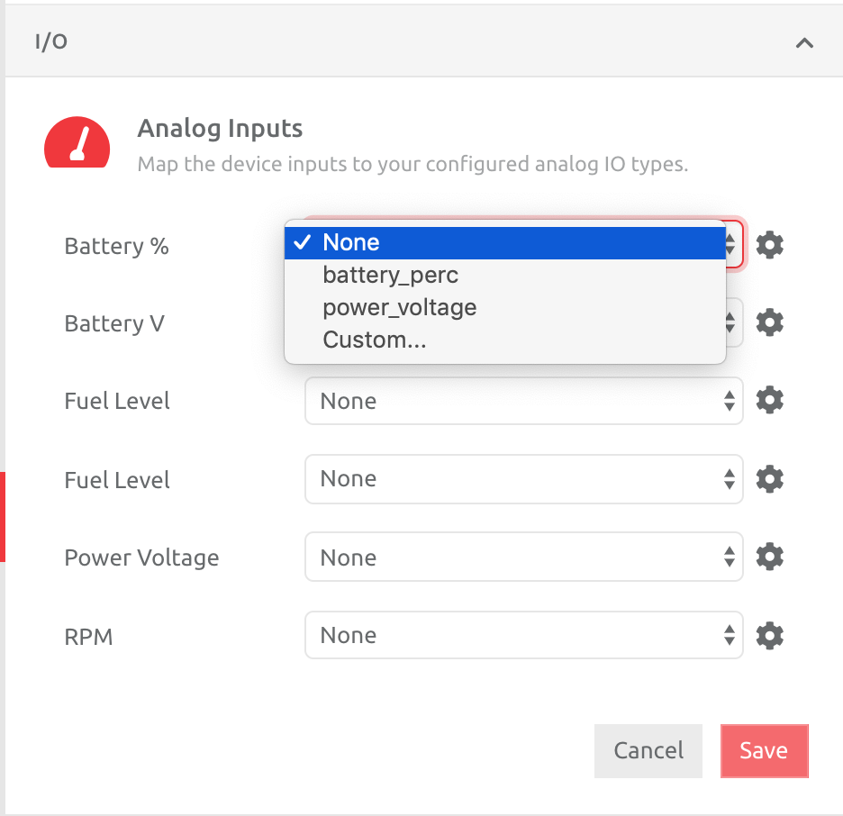 IO Types – Radius Telematics