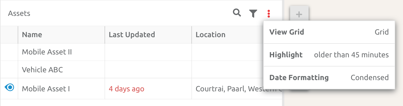 Overview Screen: Customising the View – Radius Telematics