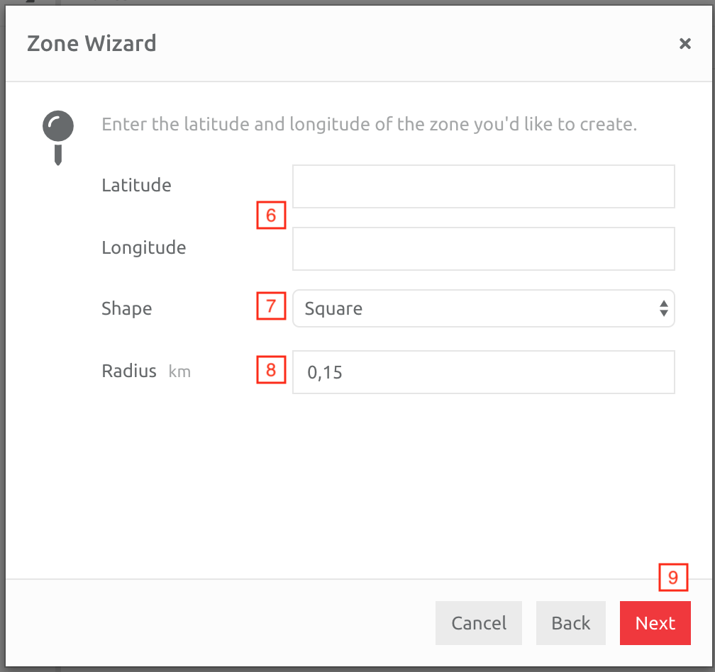 Zones – Radius Telematics