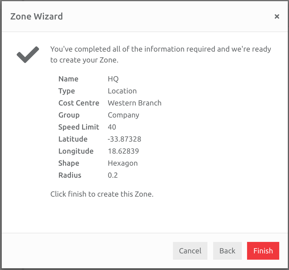 Zones – Radius Telematics